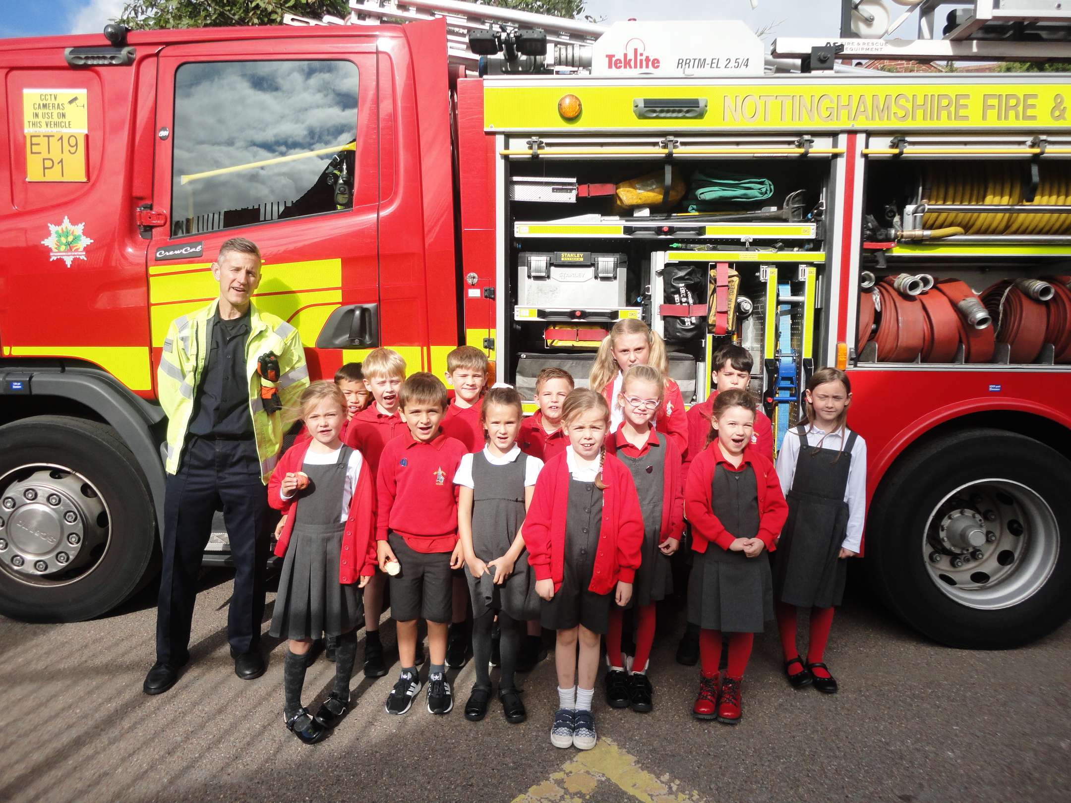 A Visit from the Firefighters! - Willoughby Primary School, Nottinghamshire